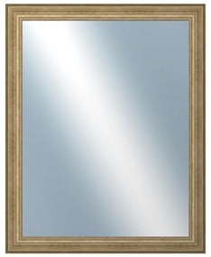 DANTIK - Zarámované zrcadlo - rozměr s rámem cca 80x100 cm z lišty HRAD stříbrná patina (2823)