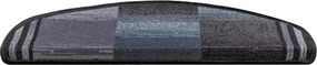 Nášlapy na schody samolepicí 10 ks 65x21x4 cm černošedé 149835