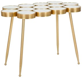 Designový konferenční stolek Jeevitha 100 cm zlatý