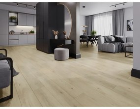 Mexen Calera, vinylová podlaha 1227 x 187 mm LVT Dryback 2,5 mm, PVC podklad, 4stranná V-drážka, dub, F1320-1227-187-255-4V1-01