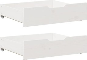 Dětská postel se zásuvkami 80 x 170 cm masivní borové dřevo 3302042
