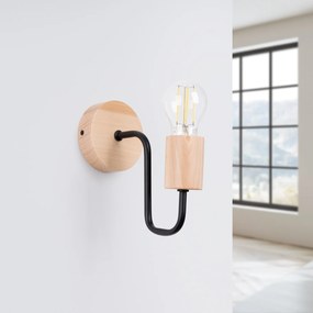 Sollux Lighting Nástěnné svítidlo TIMBO černé
