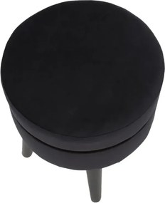 Taburet PARIS 35 cm černý