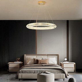 Toolight Toolight, LED stropní svítidlo 80cm, 45W, 4000K, APP1769-CP, zlatá, OSW-04347