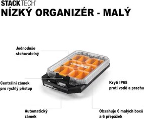 Toughbuilt | StackTech® - nízký organizer malý