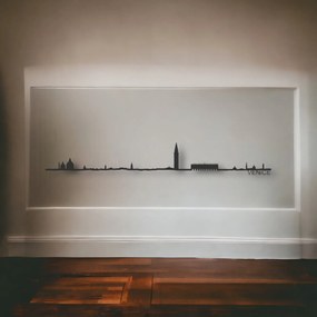 Benátky City line - kovový obraz na zeď Velikost: 150cm