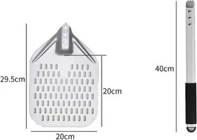 UG Grill Pizza lopata perforovaná typ1 60cm