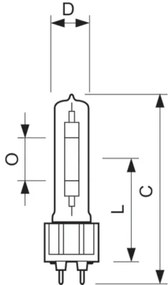 Výbojka Philips MASTER SDW-TG 100W teplá bílá 2500K