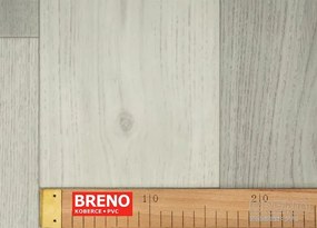 Breno PVC TEXAS NEW Himalaya 592 – světle šedé dřevo, šíře 400 cm