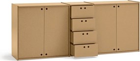 Komoda v přírodní barvě 197x80x40 cm Wally – Teulat