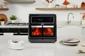 Breville VDF130X černá / Horkovzdušná fritéza / 11 l / 10 programů / 1