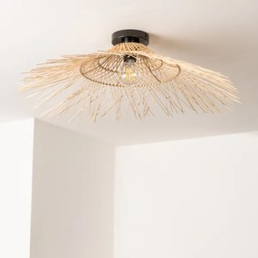 Brilagi - LED Přisazený lustr CERIA BOHO 1xE27/40W/230V pr. 70 cm bambus