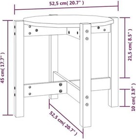 Konferenční stolek, borovicové dřevo, šedá, NoBi GAGIN