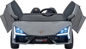 Elektrické autíčko Lamborghini Revuelto XL STRONG šedé