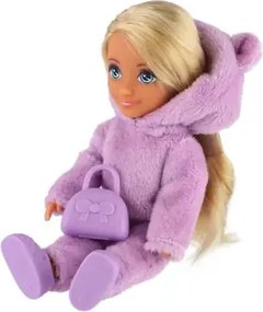 TEDDIES Panenka Ankiki v overalu s kabelkou / Plast / 14 cm / od 3 let