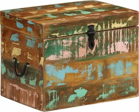 Úložný box recyklované masivní dřevo 241644
