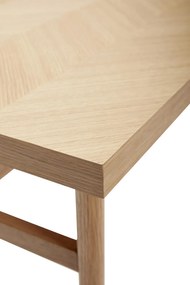 Konferenční stolek ringboe 121 x 51 cm přírodní MUZZA
