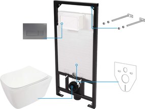 Deante Toilet set, concealed, 6 in 1
