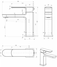 Sapho MIXONA 25 stojánková umyvadlová baterie bez výpusti, chrom MG001