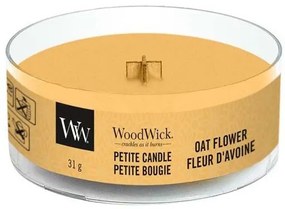 WoodWick - vonná svíčka Petite, Oat Flower (Ovesný květ) 31g