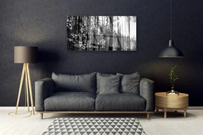 Obraz na skle Les Příroda 125x50 cm