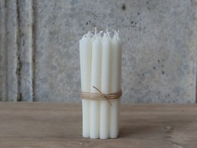 Perlová úzká svíčka Taper Mother of pearl - Ø 1,2 *13cm / 2.5h