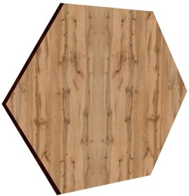 MDF panel Heksagon 30x26cm Dub Wotan