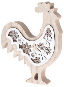 Dřevěný dekorativní kohout - Dakls