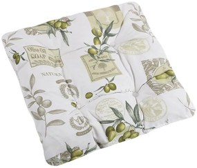 Bellatex Sedák EMA prošívaný 40x40 cm Oliva