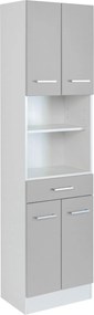 XXXLutz VYSOKÁ SKŘÍŇ, světle šedá, bílá, 50/190/35 cm Held - Online Only koupelnové skříňky - 000307017624