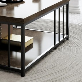 Konferenční stolek Zenn Walnut and Black