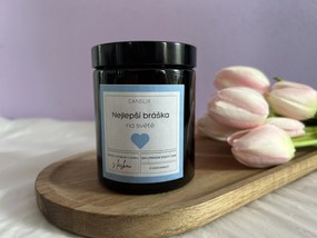 Sójová svíčka nejlepší bráška | 180ml Vůně: Vanilka