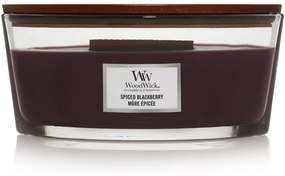 WoodWick – svíčka Spiced Blackberry (Pikantní ostružina), 453 g
