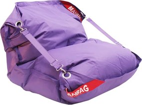 BeanBag Sedací pytel 189x140 comfort s popruhy violet