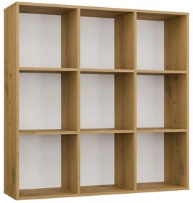 Regál MALAX 3x3 110 cm dub artisan