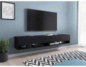 TV stolek Adenik 180, Barva: černý grafit, Osvětlení: osvětlení LED RGB - barevné Mirjan24 5903211138942