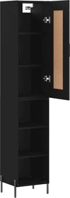 vidaXL Skříň highboard 34,5x34x180 cm kompozit [3200338] Barva: šedá sonoma