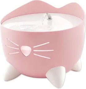 Catit Pixi světle růžová / Fontánka pro kočky / 2,5 l / filtr s trojit