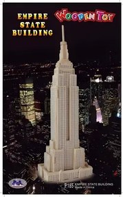WOODCRAFT Dřevěné 3D puzzle Empire State Building / 185 dílků / od 8 l