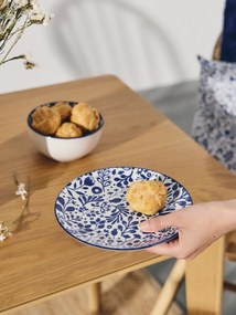 Sinsay - Keramické talíře s rostlinným motivem 2 pack - vícebarevná