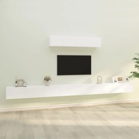 6dílný set TV skříněk bílý kompozitní dřevo 3114606