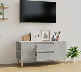 vidaXL TV skříňka 102x44,5x50 cm kompozitní dřevo [819602] Barva: Betonová šedá