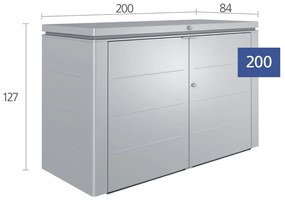 Biohort Úložný box HighBoard 200, šedý křemen metalíza