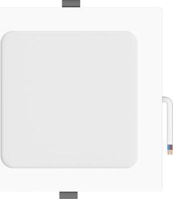 Mexen LDRR, LED stropní svítidlo pro zapuštění 17 x 17 cm, 12W, neutrální - 4000K, 1320 lm, bílá - L211-017-1240-20