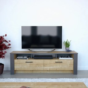 TV stolek MANHATTAN 150 cm dub/šedý