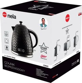 Eldom C265 Nela černá / Rychlovarná konvice / 1200W / 1,7 l / plast