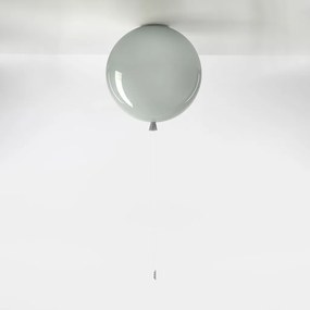 Skleněná svítidla Memory připomínající nafukovací balónky Barva: Šedá, Průměr: 400 mm, Sklo: Lesklé