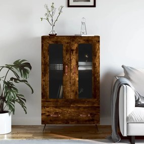 vidaXL Skříň highboard 69,5 x 31 x 115 cm kompozitní dřevo [828273] Barva: Černá