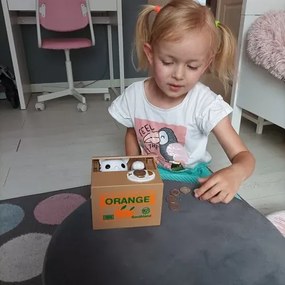 Automatická pokladnička - kotě zlodějka mincí