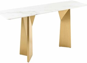 Designová konzole Napayshni 140 cm bílá